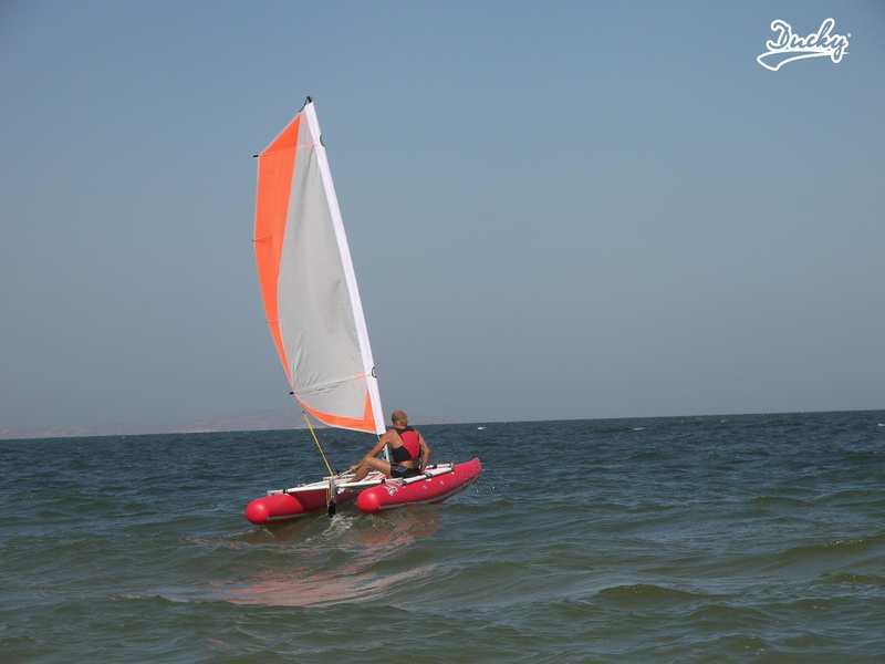 Inflatable sailing catamaran Ducky-13