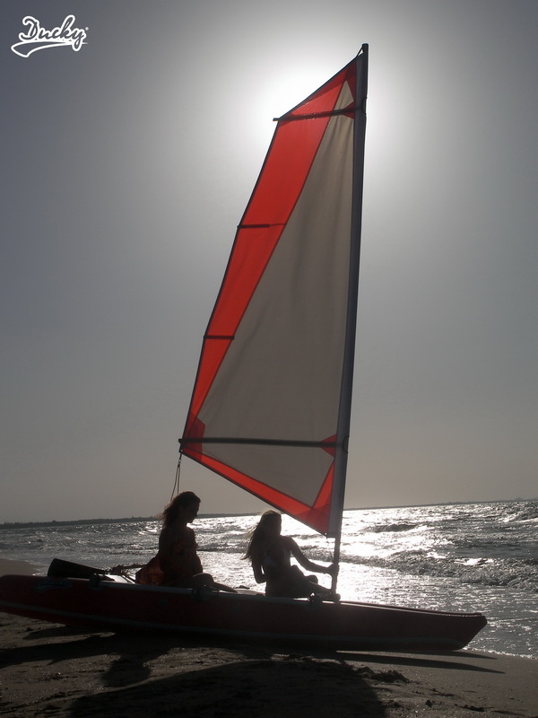 Inflatable sailing catamaran Ducky-13