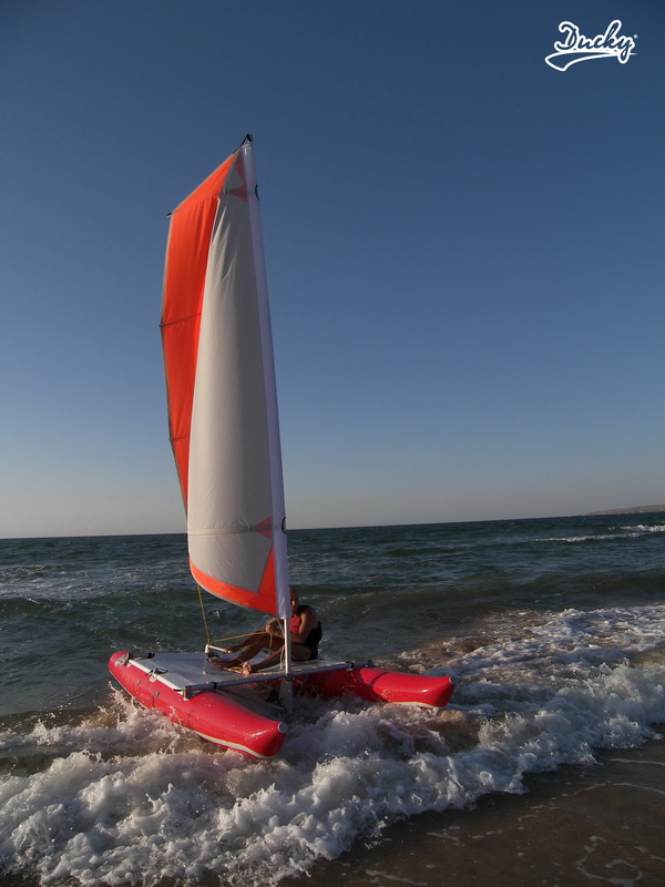 Inflatable sailing catamaran Ducky-13