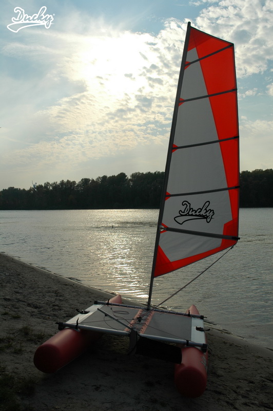 Inflatable sailing catamaran Ducky-13