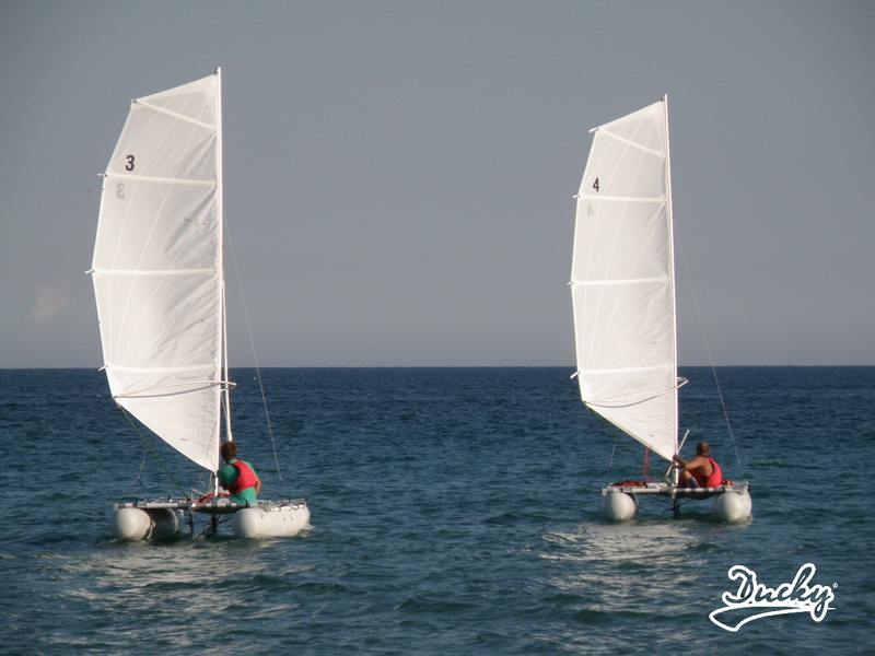 Inflatable sailing catamaran Ducky-15