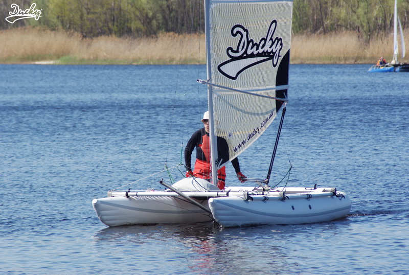Inflatable sailing catamaran Ducky-15