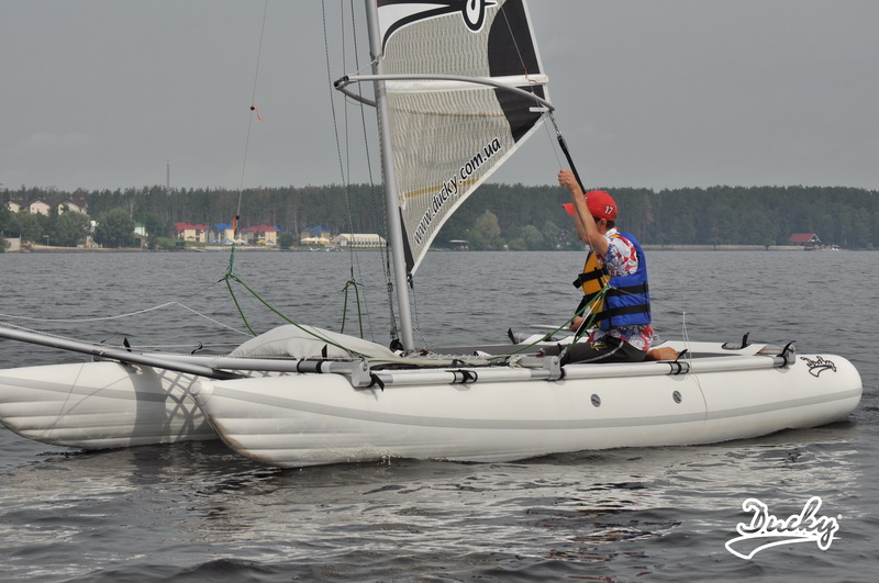 Inflatable sailing catamaran Ducky-15
