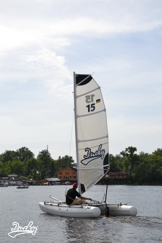Inflatable sailing catamaran Ducky-15
