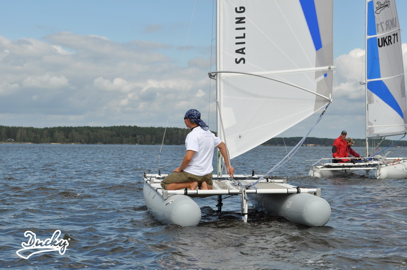 Inflatable sailing catamaran Ducky-15
