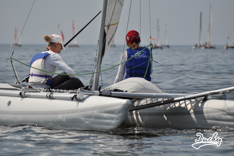 Inflatable sailing catamaran Ducky-15